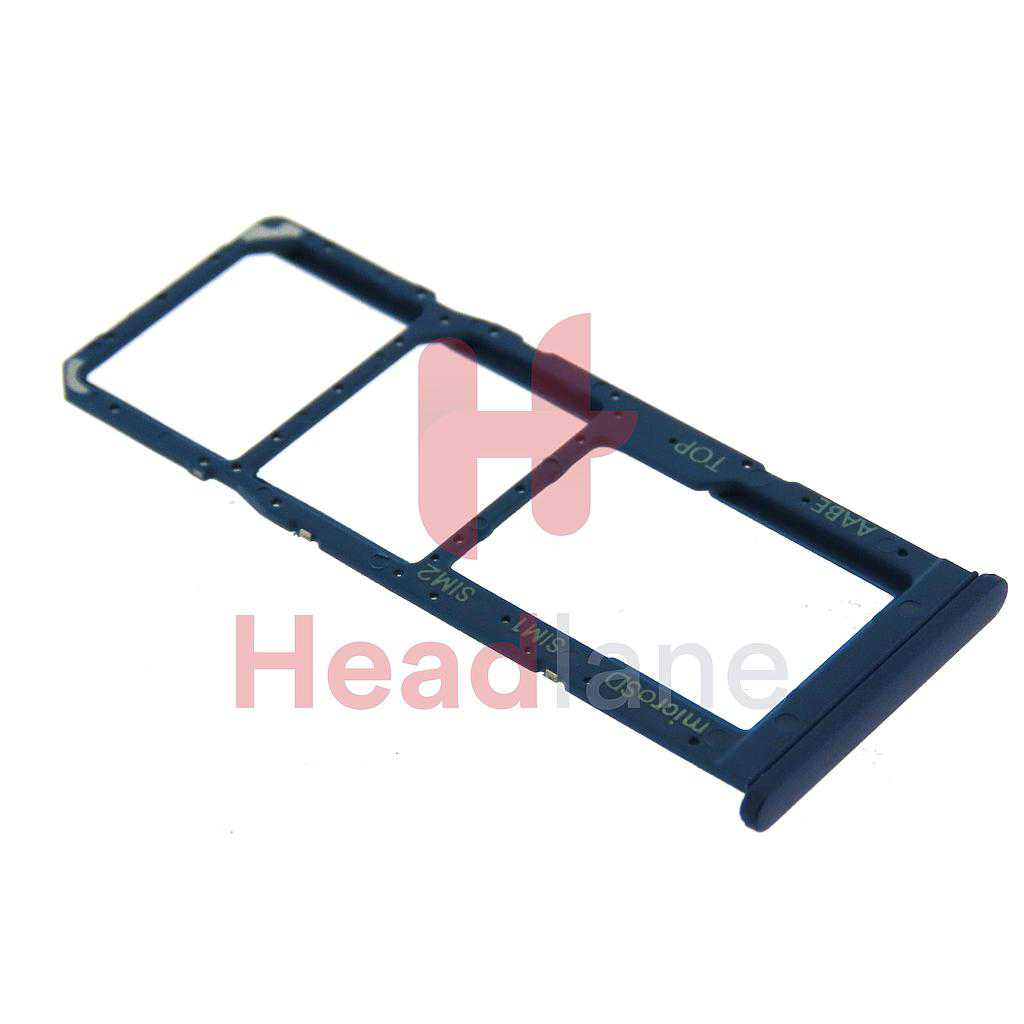Samsung SM-A125 Galaxy A12 SIM Card Tray - Blue GH98-46124C